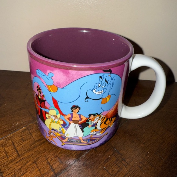 Kitchen | Vintage Disney Aladdin Coffee Mug Cup Disney Store Made In ...